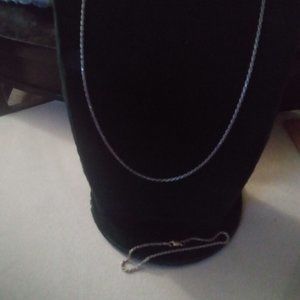 Jewelry | Ka 1772 925 Italy Diamondcut Necklace Bracelet Set | Poshmark